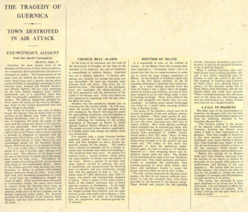 "Guernica" by Picasso - The Iconic Spanish Civil War Painting