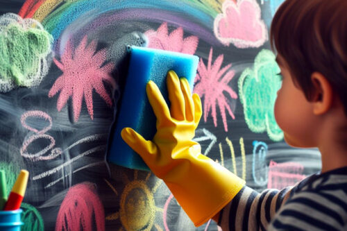 How to Remove Chalk Marker - Clean Up Chalk Without Ghosting